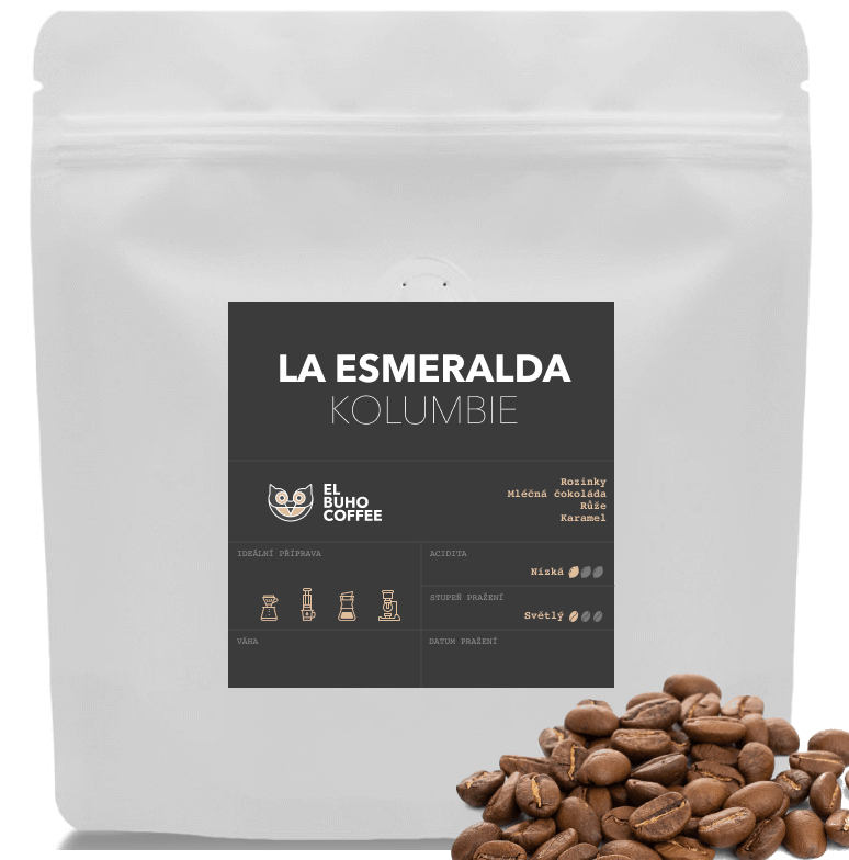 Kolumbie La Esmeralda | El Buho Coffee - Balení: 250g